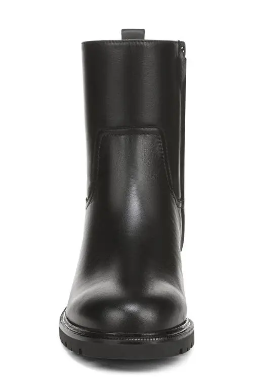Vince Sidney Lug Sole Boot - Black Leather