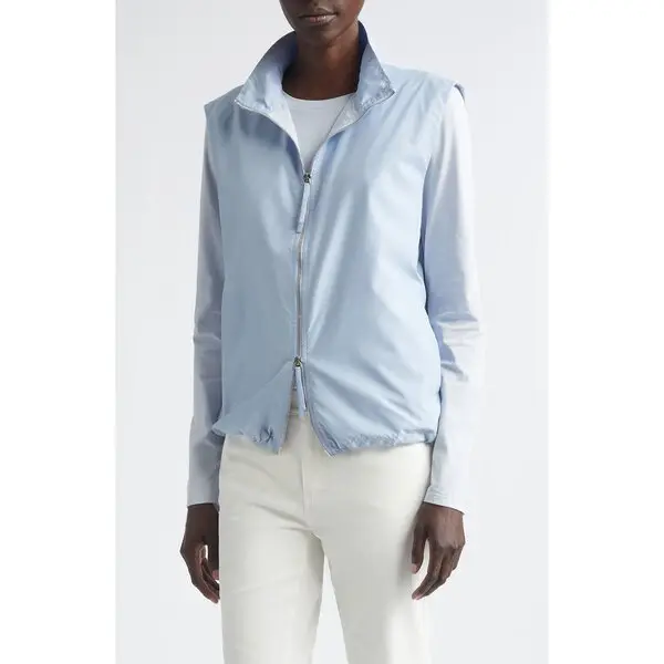 Lafayette 148 New York Recycled Tech Vest - Bluebell