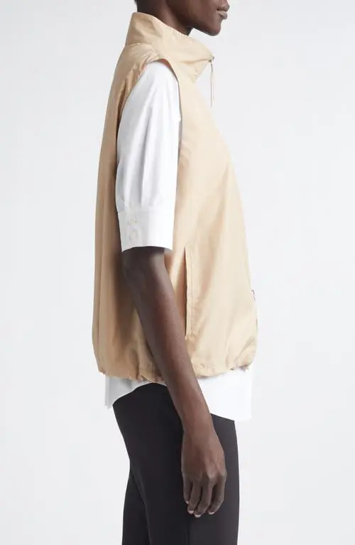 Lafayette 148 New York Recycled Tech Vest - Natural