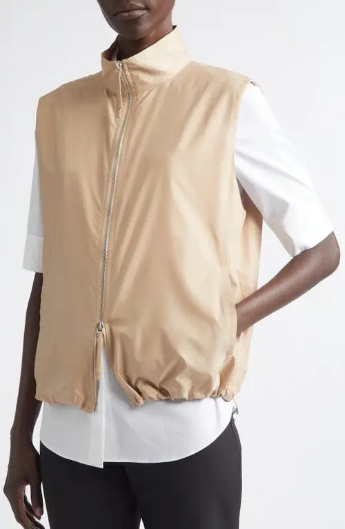 Lafayette 148 New York Recycled Tech Vest - Natural