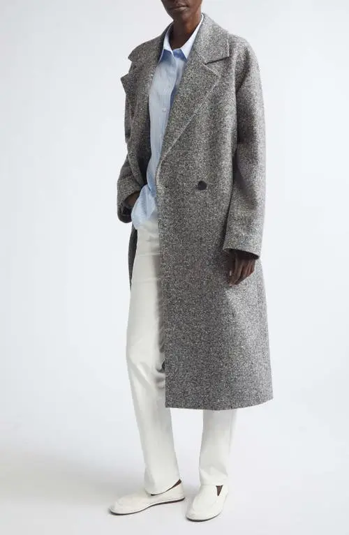 Lafayette 148 New York Notch Lapel Alpaca & Wool Blend Coat