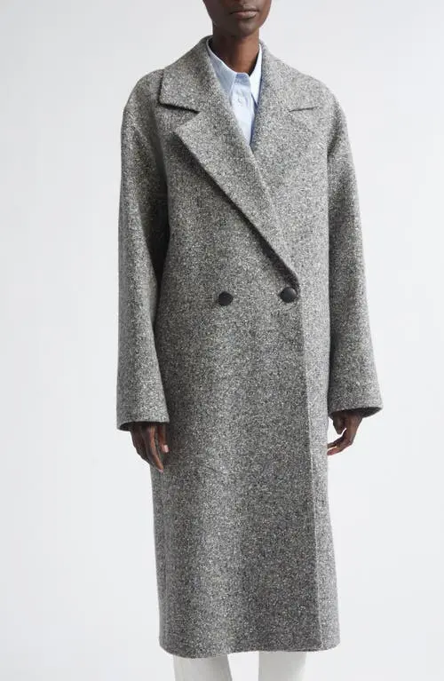 Lafayette 148 New York Notch Lapel Alpaca & Wool Blend Coat