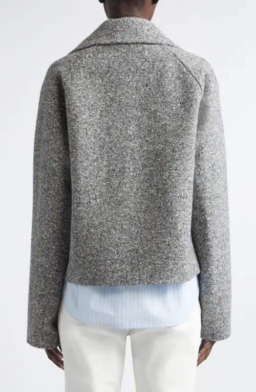 Lafayette 148 New York Wide Lapel Alpaca & Wool Blend Jacket