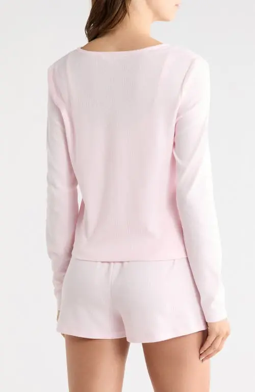 Honeydew Intimates Blissful Pointelle Jersey Pajamas - Pink