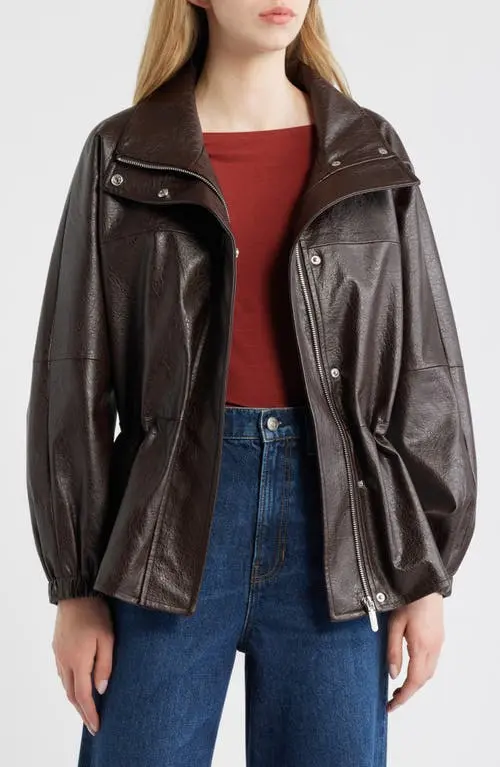 Sam Edelman Faux Leather Anorak