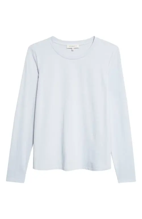 Lafayette 148 New York Long Sleeve Cotton T-shirt