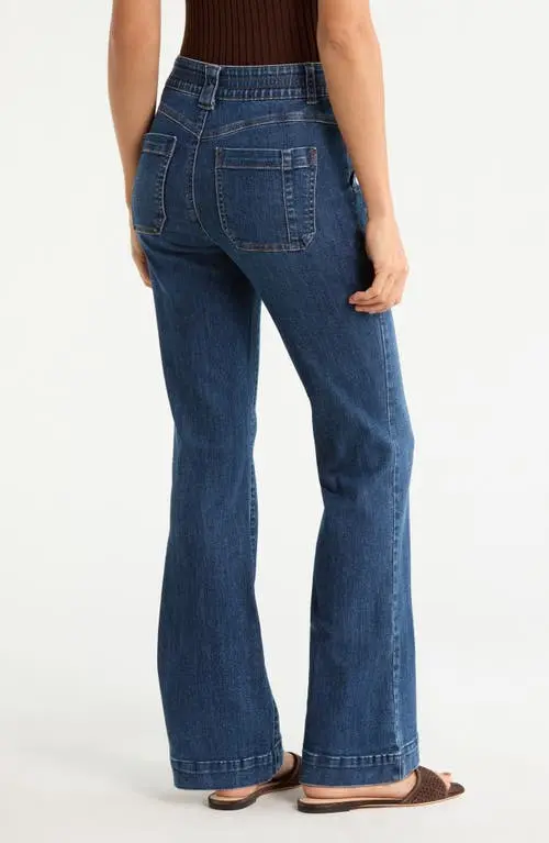 Wit & Wisdom Madison High Waist Utility Pocket Bootcut Jeans