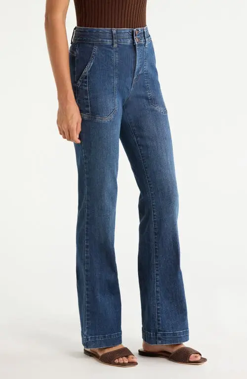 Wit & Wisdom Madison High Waist Utility Pocket Bootcut Jeans