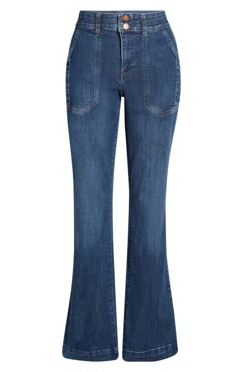 Wit & Wisdom Madison High Waist Utility Pocket Bootcut Jeans
