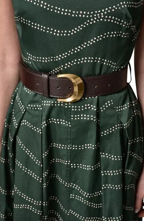 Donna Karan New York Abstract Print Fit & Flare Midi Dress