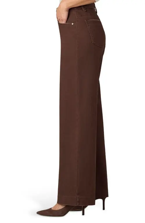 Wit & Wisdom Sam High Waist Wide Leg Jeans - Cold Brew