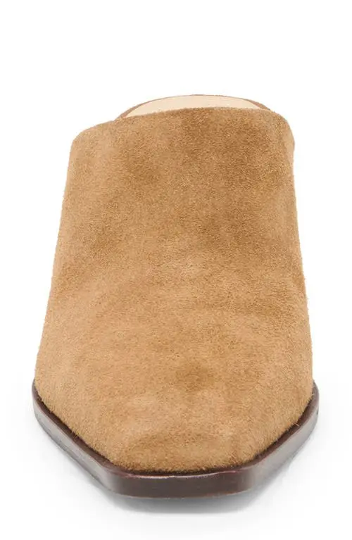 Dolce Vita Leyton Square Toe Mule - Light Brown Suede