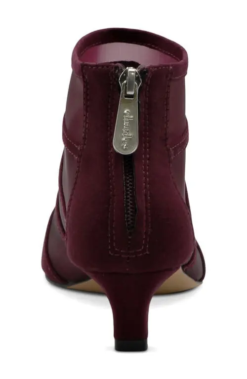 CHARLES DAVID Alpha Pointed Toe Bootie - Wine