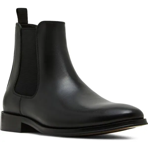 Steve Madden Avenue Chelsea Boot - Black Leather