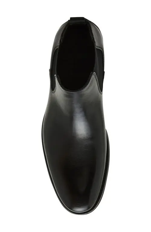 Steve Madden Avenue Chelsea Boot - Black Leather