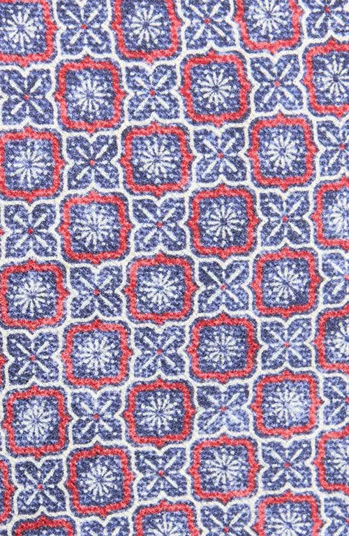 David Donahue Geometric Silk Tie