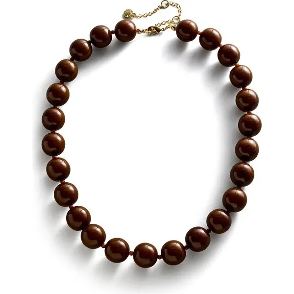 Baublebar Resin Beaded Necklace - Brown