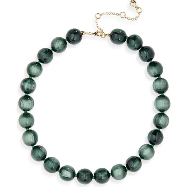 Baublebar Beaded Necklace - Green