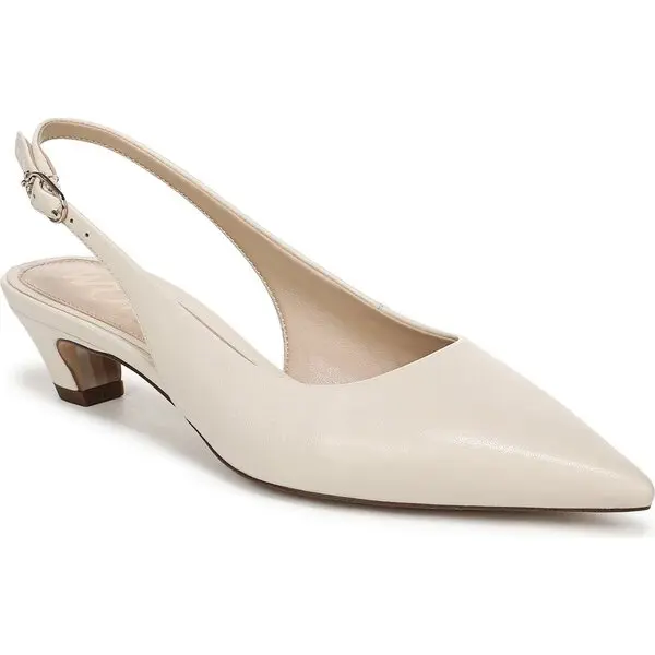 Sam Edelman Finch Slingback Pointed Toe Pump - Modern Ivory