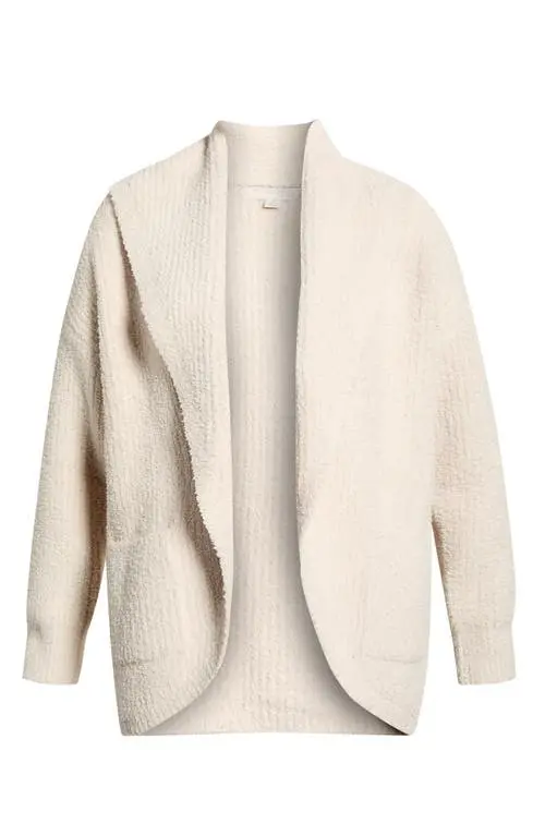 Barefoot Dreams Cozychic Ribbed Shawl Collar Cardigan