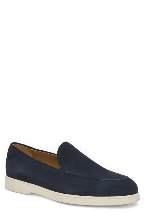 Bruno Magli Elio Loafer Sneaker - Navy Suede