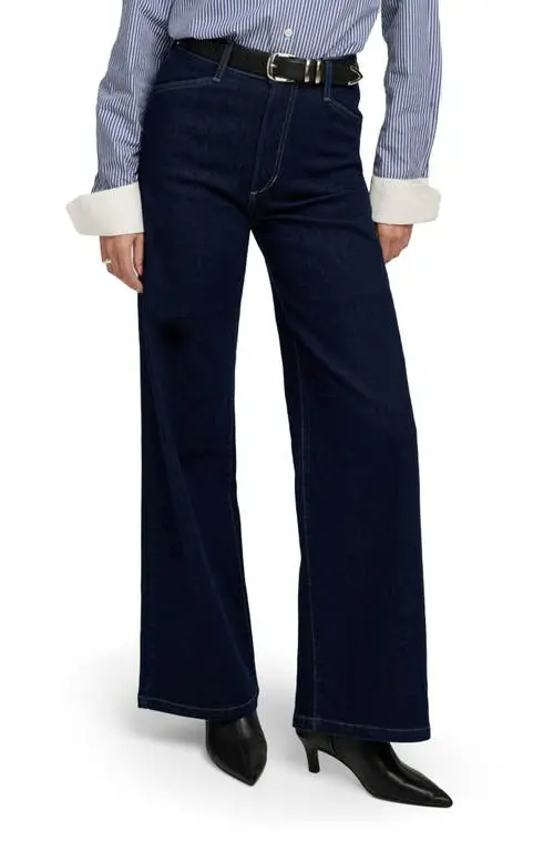 FAVORITE DAUGHTER The Mischa Super High Waist Wide Leg Jeans - Porter