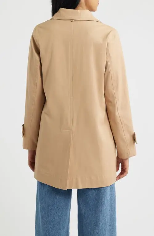 Sam Edelman Hooded Raincoat - Sand