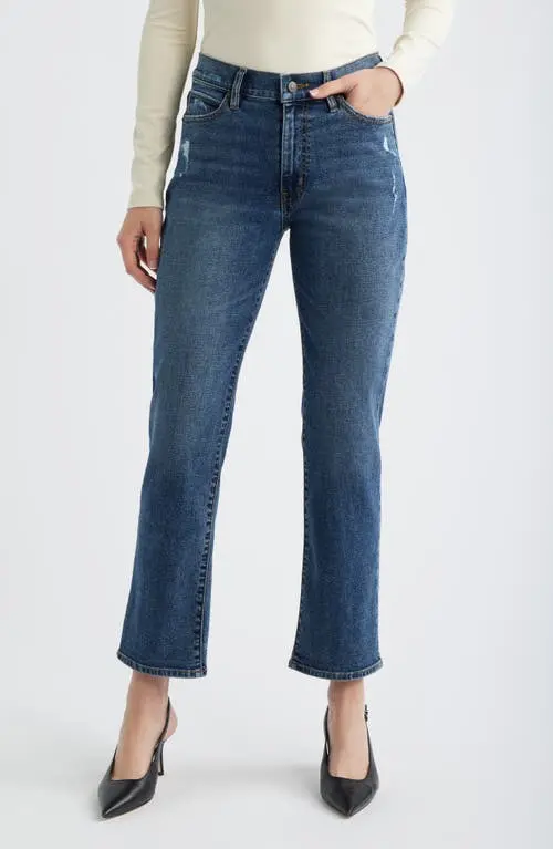FRAME The Borrowed Distressed Boyfriend Jeans - Solara