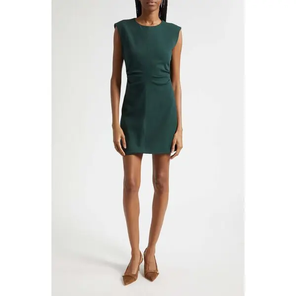 Veronica Beard Imara Gathered Waist Minidress