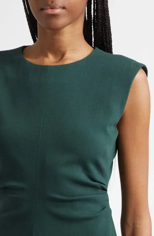 Veronica Beard Imara Gathered Waist Minidress