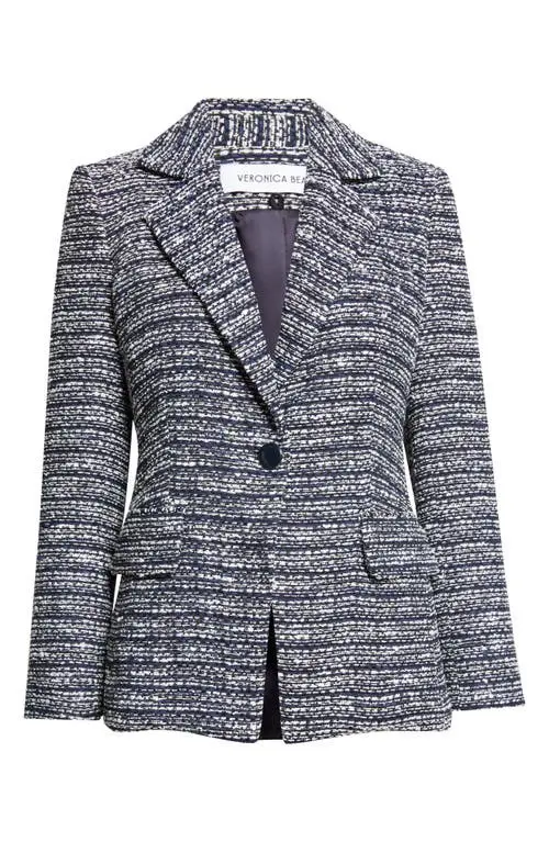 Veronica Beard Healy Tweed Dickey Jacket