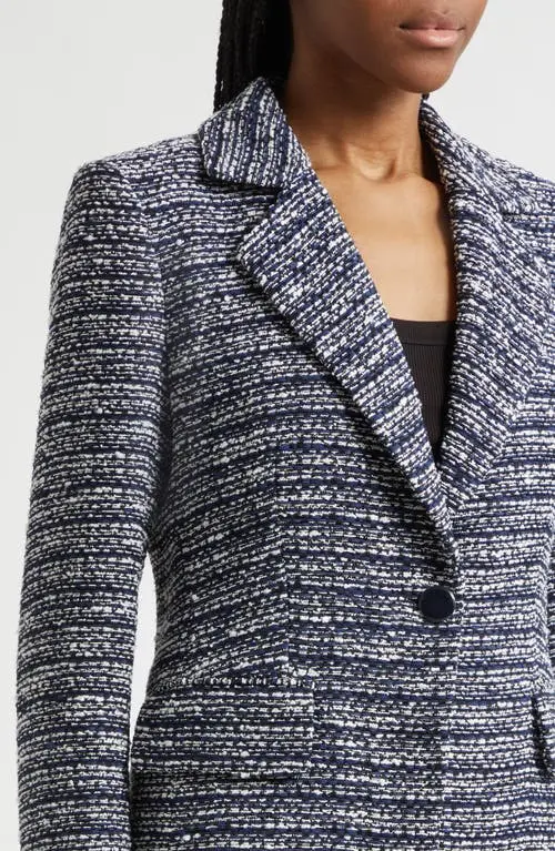 Veronica Beard Healy Tweed Dickey Jacket
