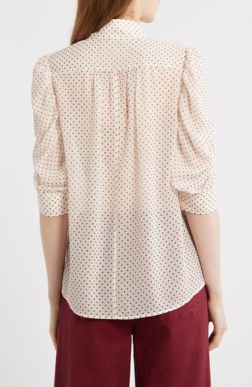 FRAME The Gillian Polka Dot Shirt