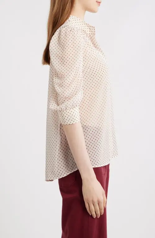 FRAME The Gillian Polka Dot Shirt
