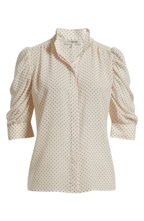 FRAME The Gillian Polka Dot Shirt