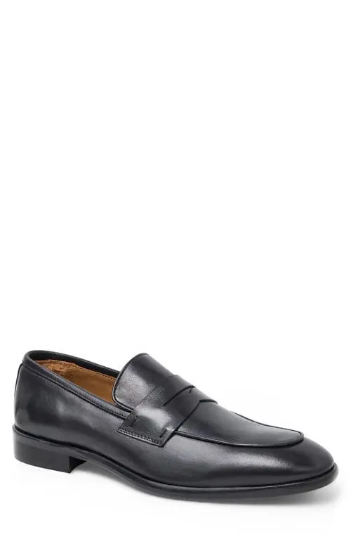 Bruno Magli Vivaldi Penny Loafer - Black Leather