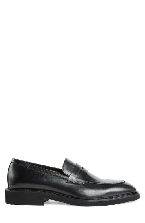 Bruno Magli Volano Penny Loafer - Black Leather