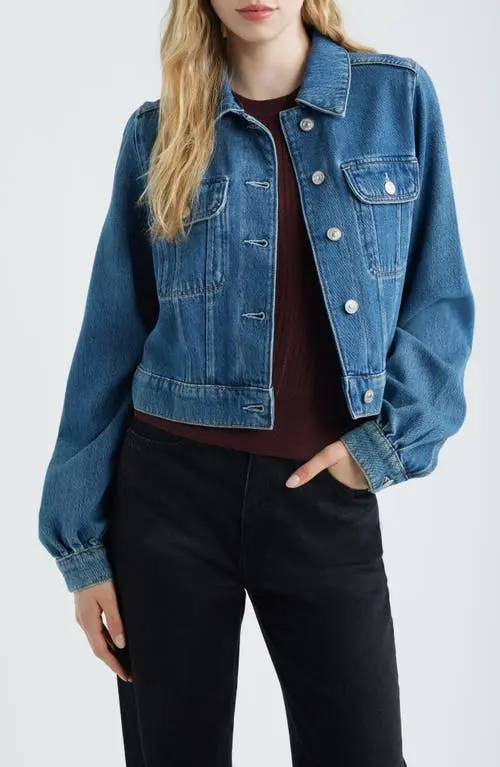 Paige Pacey Crop Denim Jacket