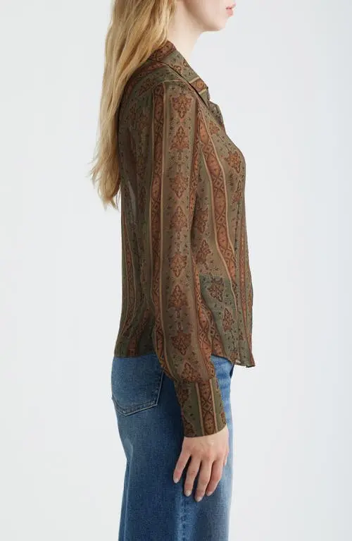 Paige Desano Paisley Button-up Shirt