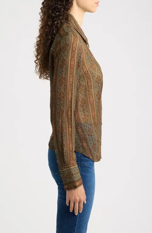Paige Desano Paisley Button-up Shirt