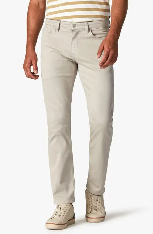 34 Heritage Charisma Coolmax® Relaxed Straight Leg Twill Pants - Mushroom Coolmax