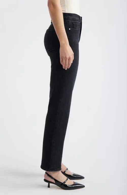 Paige Stevie High Waist Straight Leg Jeans