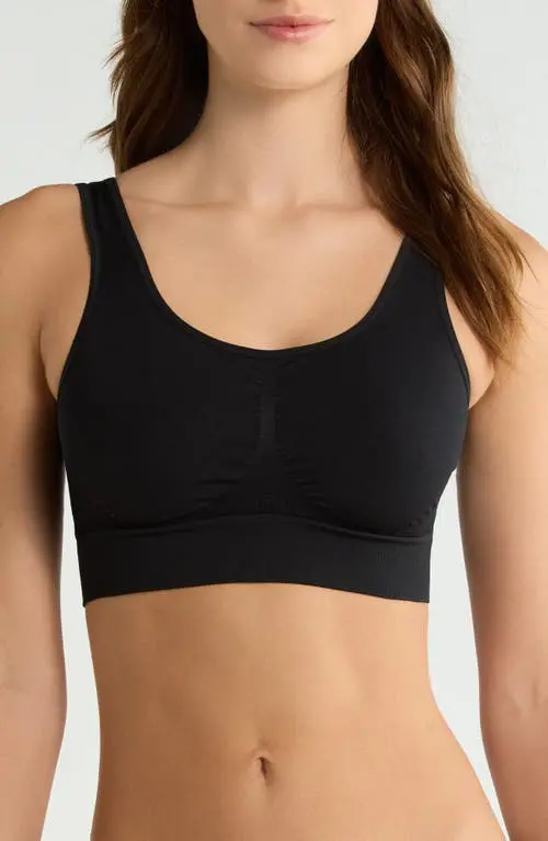Nordstrom Seamless Tank Bralette - Black