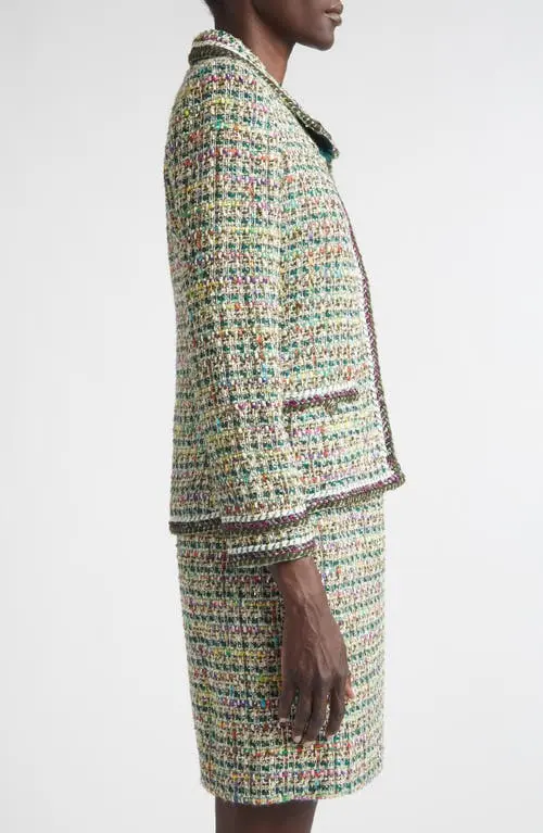St. John Forest Tweed Jacket