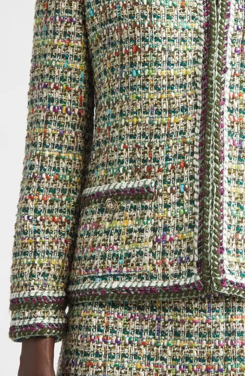 St. John Forest Tweed Jacket