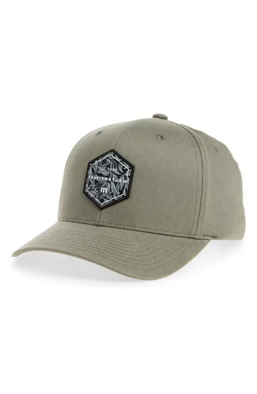 Travis Mathew Co-captain Snapback Baseball Cap - Dark Olive