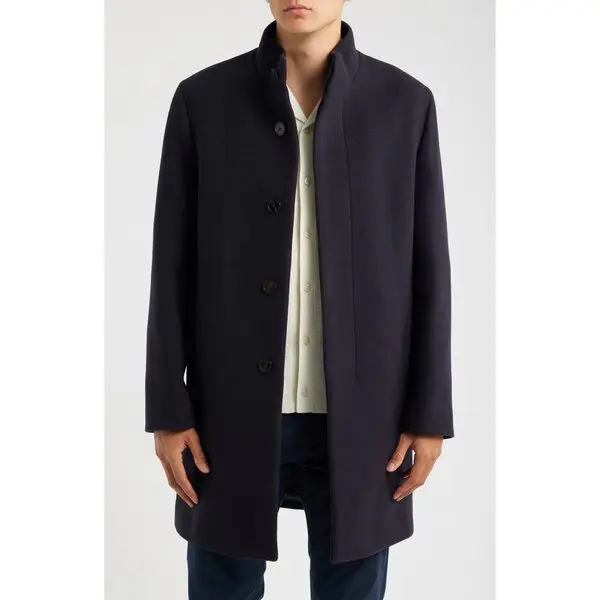 Theory Belvin Longline Coat - Baltic