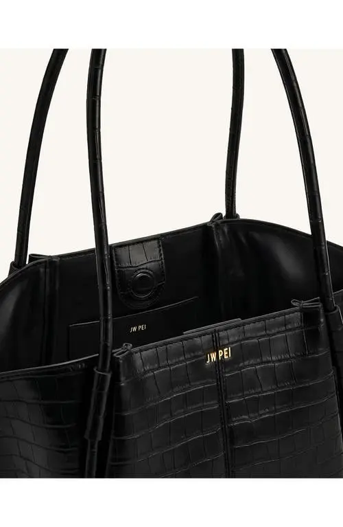 Jw Pei Nala Croc Embossed Faux Leather Tote