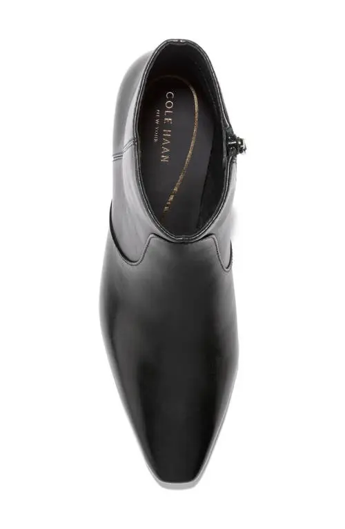 Cole Haan Tyldie Kitten Heel Bootie - Black Leather
