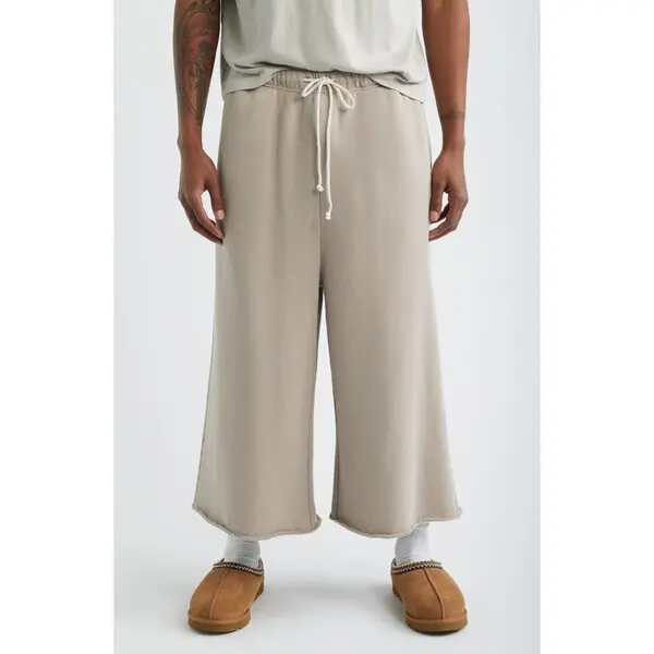 ELWOOD Cut Off Sweatpants - Tan